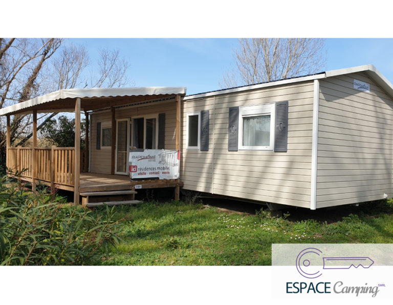 Elite 1040 sur parcelle St Cyprien – Espace Camping – Acheter un mobil home.com